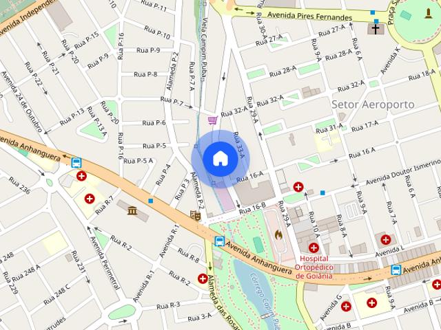 Apartamento para Aluguel Setor Aeroporto, 1 Quarto, 18 m² Goiânia