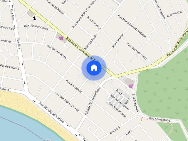 Apartamento para Aluguel Parque Enseada, 2 Quartos, 70 m² Guarujá