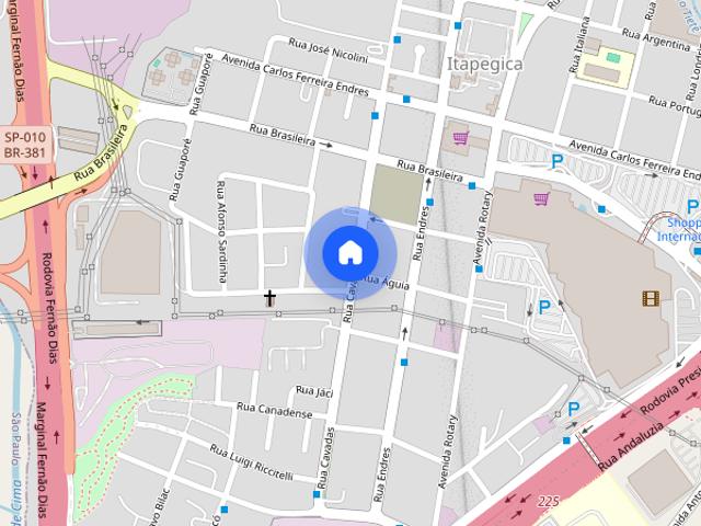 Apartamento para Aluguel Vila Augusta, 1 Quarto, 25 m² Guarulhos