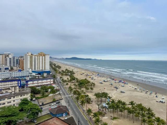 Apartamento frente mar para alugar em Mirim, Praia Grande