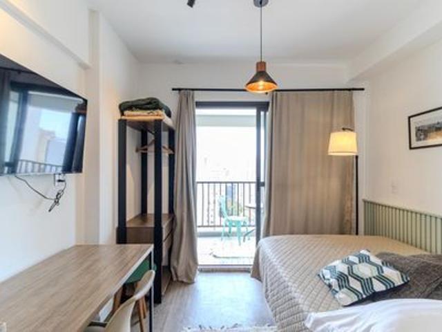 Apartamento para alugar com 22m², 1 quarto e sem vaga