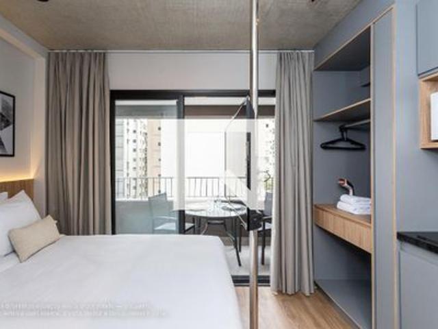 Apartamento para alugar com 22m², 1 quarto e sem vaga