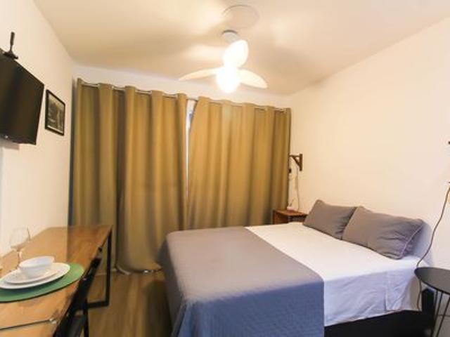 Apartamento para alugar com 23m², 1 quarto e sem vaga