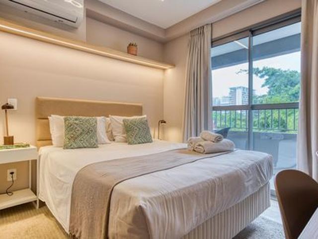 Apartamento para alugar com 23m², 1 quarto e sem vaga