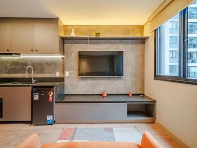 Apartamento para alugar com 24m², 1 quarto e sem vaga