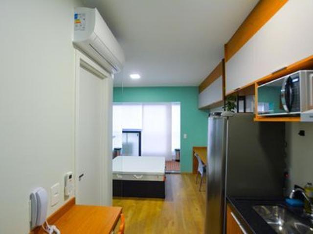 Apartamento para alugar com 24m², 1 quarto e sem vaga