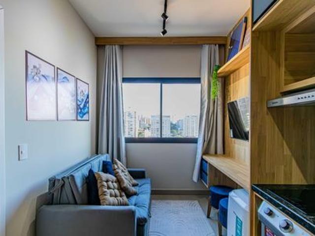 Apartamento para alugar com 24m², 1 quarto e sem vaga