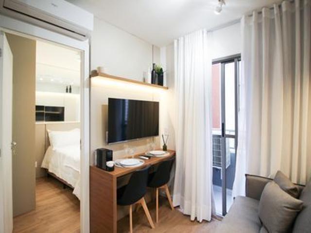 Apartamento para alugar com 24m², 1 quarto e sem vaga