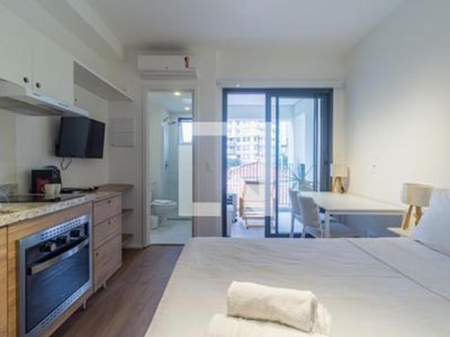 Apartamento para alugar com 25m², 1 quarto e sem vaga