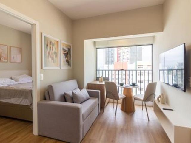 Apartamento para alugar com 25m², 1 quarto e sem vaga