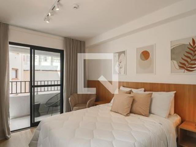 Apartamento para alugar com 25m², 1 quarto e sem vaga