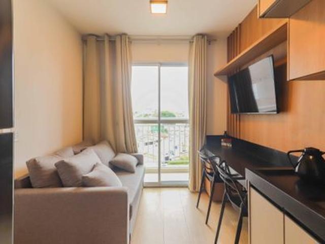 Apartamento para alugar com 25m², 1 quarto e sem vaga