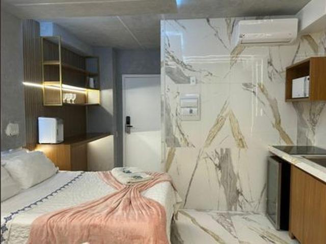 Apartamento para alugar com 25m², 1 quarto e sem vaga