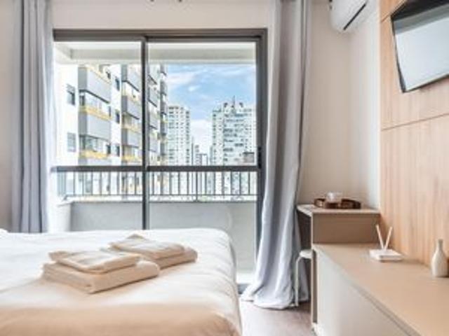 Apartamento para alugar com 26m², 1 quarto e 1 vaga
