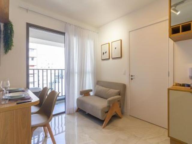 Apartamento para alugar com 26m², 1 quarto e sem vaga