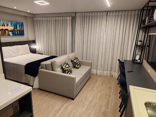Apartamento para alugar com 26m², 1 quarto e sem vaga