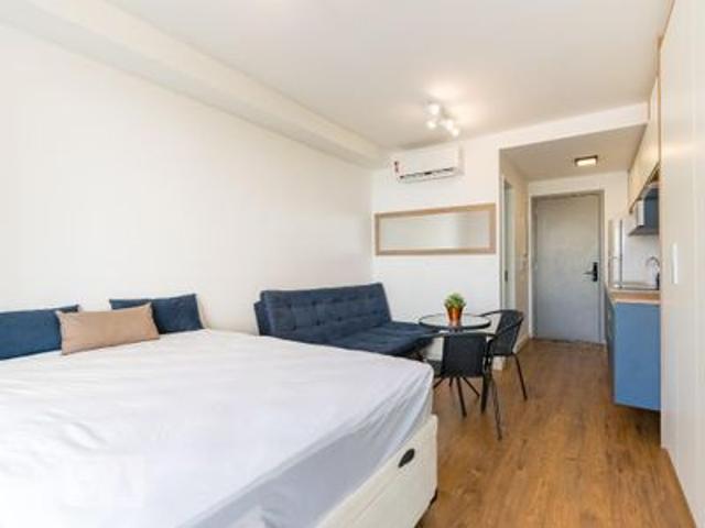 Apartamento para alugar com 26m², 1 quarto e sem vaga
