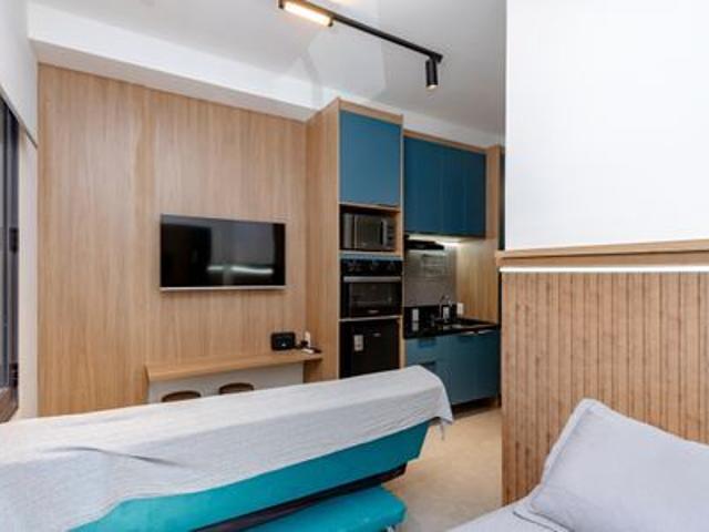 Apartamento para alugar com 26m², 1 quarto e sem vaga