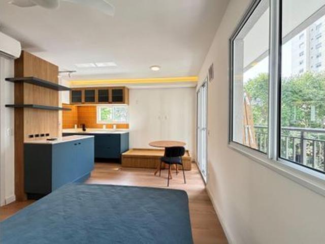 Apartamento para alugar com 27m², 1 quarto e sem vaga