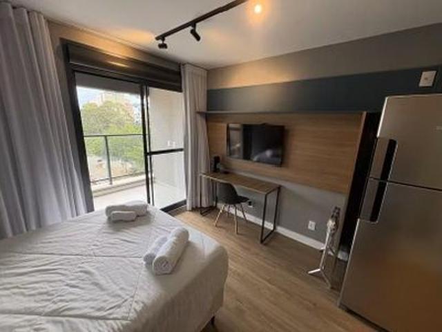 Apartamento para alugar com 27m², 1 quarto e sem vaga