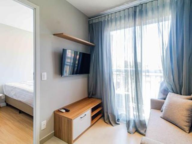 Apartamento para alugar com 27m², 1 quarto e sem vaga