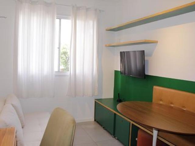 Apartamento para alugar com 27m², 1 quarto e sem vaga