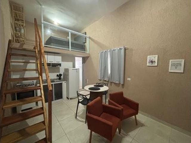 Apartamento para alugar com 27m², 1 quarto e sem vaga