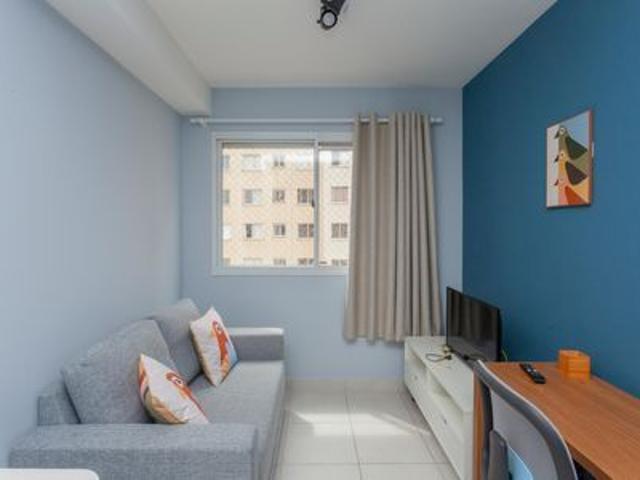 Apartamento para alugar com 28m², 1 quarto e sem vaga