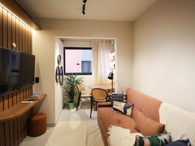 Apartamento para alugar com 29m², 1 quarto e sem vaga