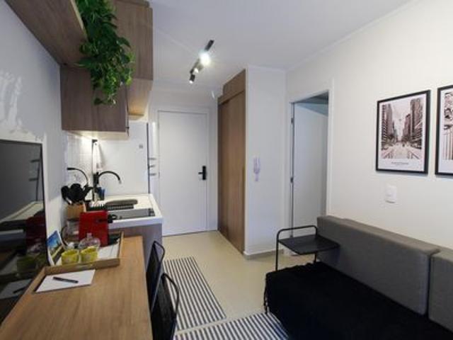 Apartamento para alugar com 29m², 1 quarto e sem vaga