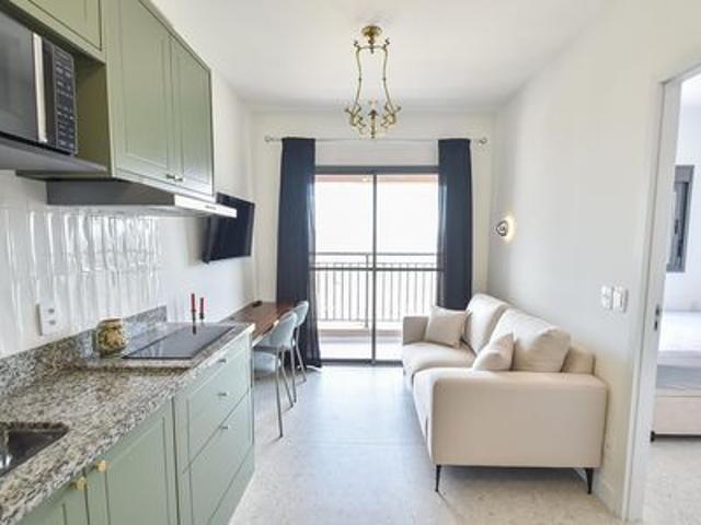 Apartamento para alugar com 31m², 1 quarto e sem vaga