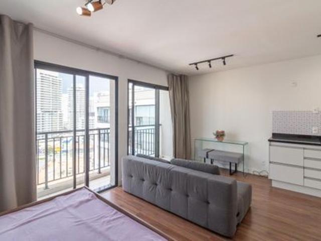 Apartamento para alugar com 32m², 1 quarto e 1 vaga