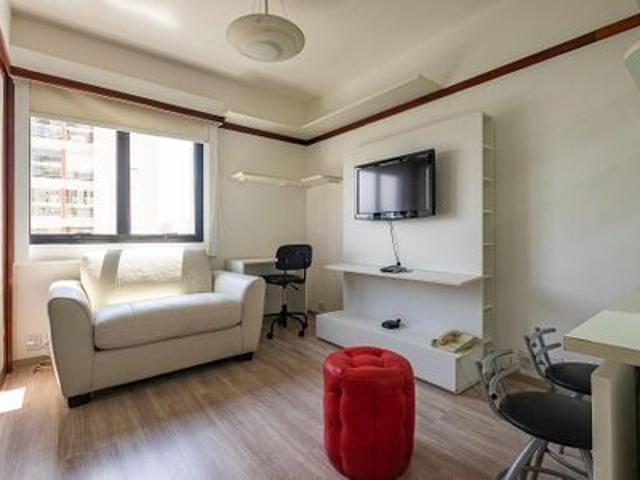 Apartamento para alugar com 32m², 1 quarto e 1 vaga