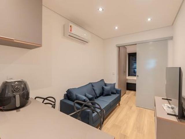 Apartamento para alugar com 33m², 1 quarto e sem vaga