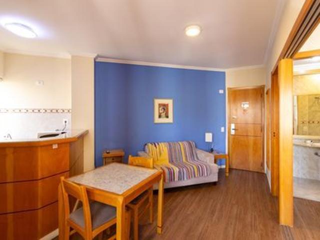 Apartamento para alugar com 34m², 1 quarto e 1 vaga