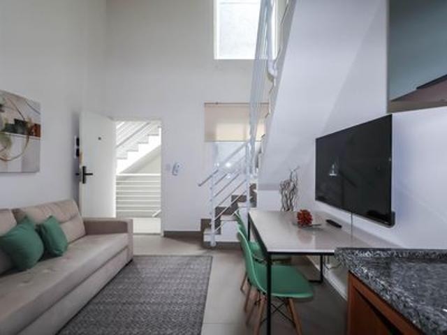 Apartamento para alugar com 34m², 1 quarto e sem vaga