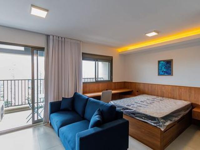 Apartamento para alugar com 34m², 1 quarto e sem vaga
