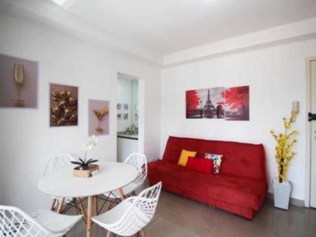 Apartamento para alugar com 35m², 1 quarto e 1 vaga