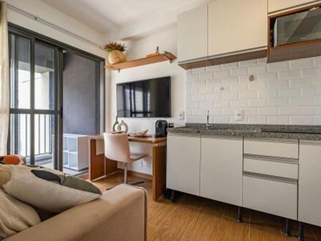 Apartamento para alugar com 35m², 1 quarto e sem vaga