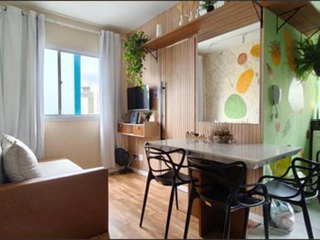 Apartamento para alugar com 36m², 2 quartos e sem vaga
