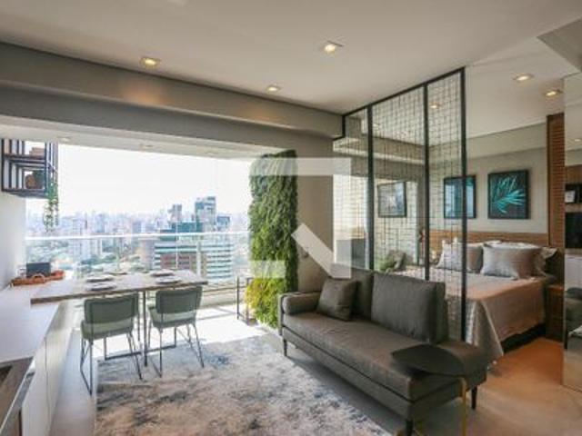 Apartamento para alugar com 38m², 1 quarto e 1 vaga