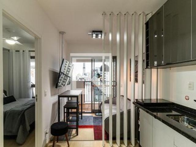 Apartamento para alugar com 38m², 1 quarto e sem vaga