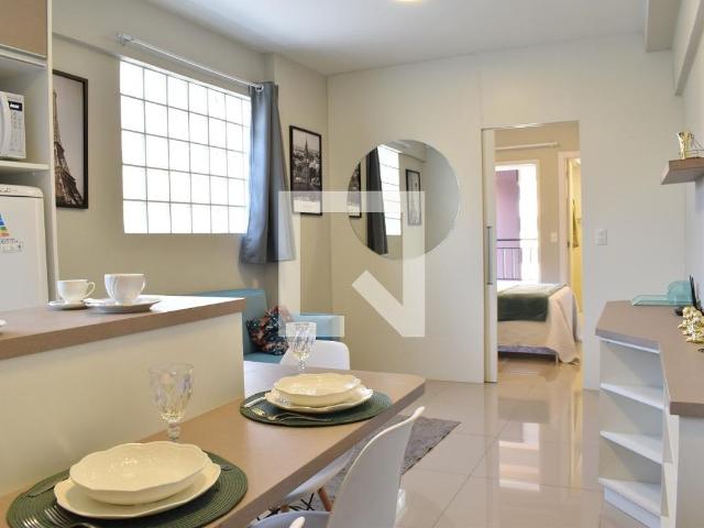 Apartamento para alugar com 38m², 1 quarto e sem vaga