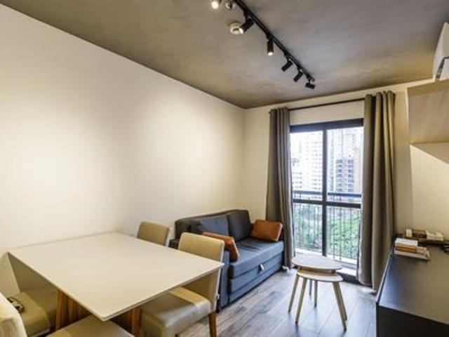 Apartamento para alugar com 39m², 1 quarto e 1 vaga