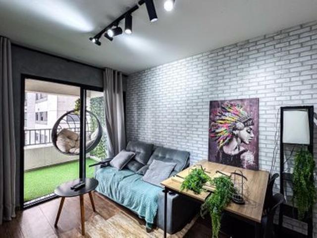 Apartamento para alugar com 40m², 1 quarto e sem vaga
