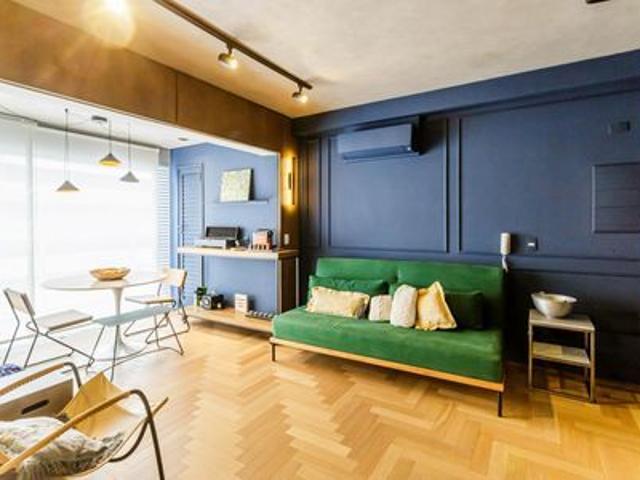 Apartamento para alugar com 42m², 1 quarto e 1 vaga