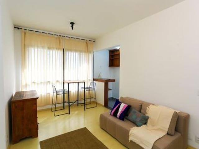 Apartamento para alugar com 42m², 1 quarto e 1 vaga