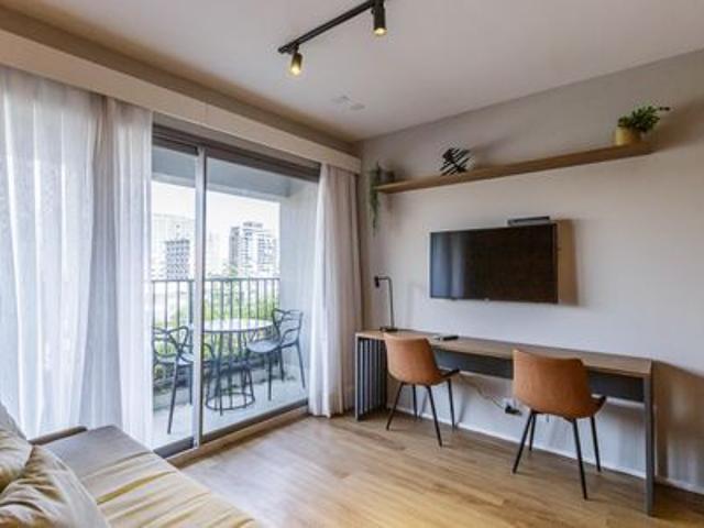 Apartamento para alugar com 43m², 1 quarto e sem vaga