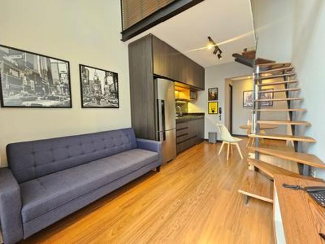 Apartamento para alugar com 47m², 1 quarto e 1 vaga