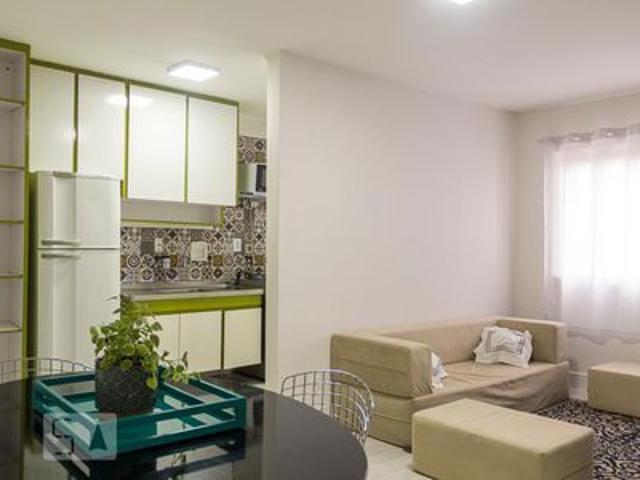Apartamento para alugar com 52m², 1 quarto e sem vaga